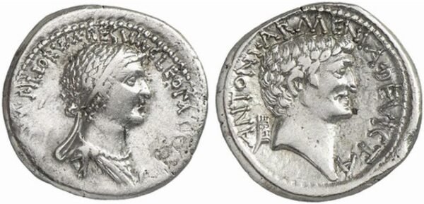 Cleopatra Mark Antony Tetradrachm: Rare Dual Portrait Coins